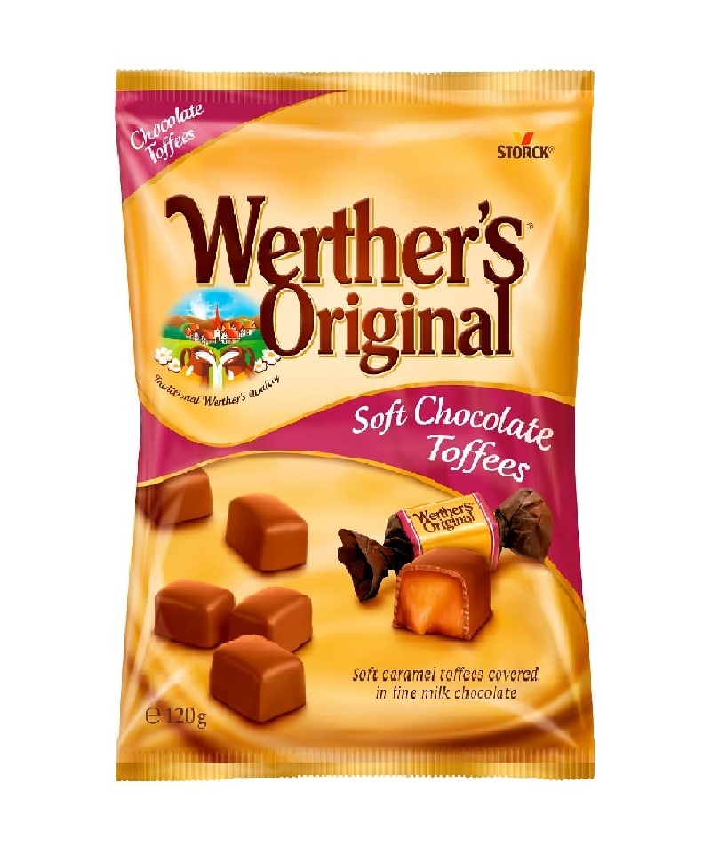 Werther´s Original Chocolate Toffee 120g 4014400915143